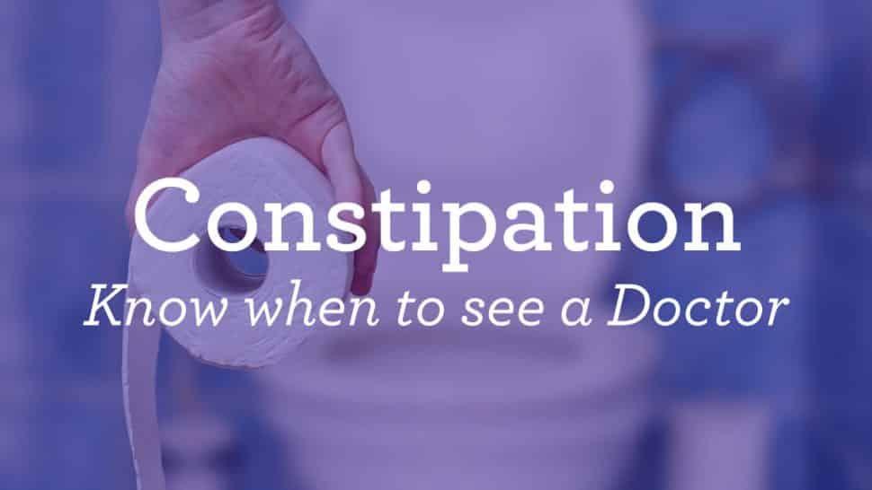 Constipation - When to see a doctor | Matthew Eidem, MD